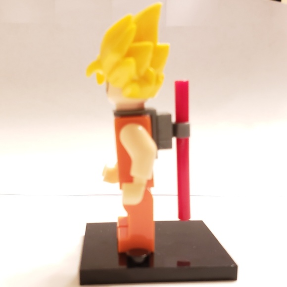 custom made Minifigure | Other | 75 Yellow Super Saiyan God Goku Dbz ...